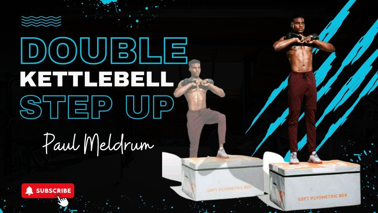 Double Kettlebell Step Up - YouTube