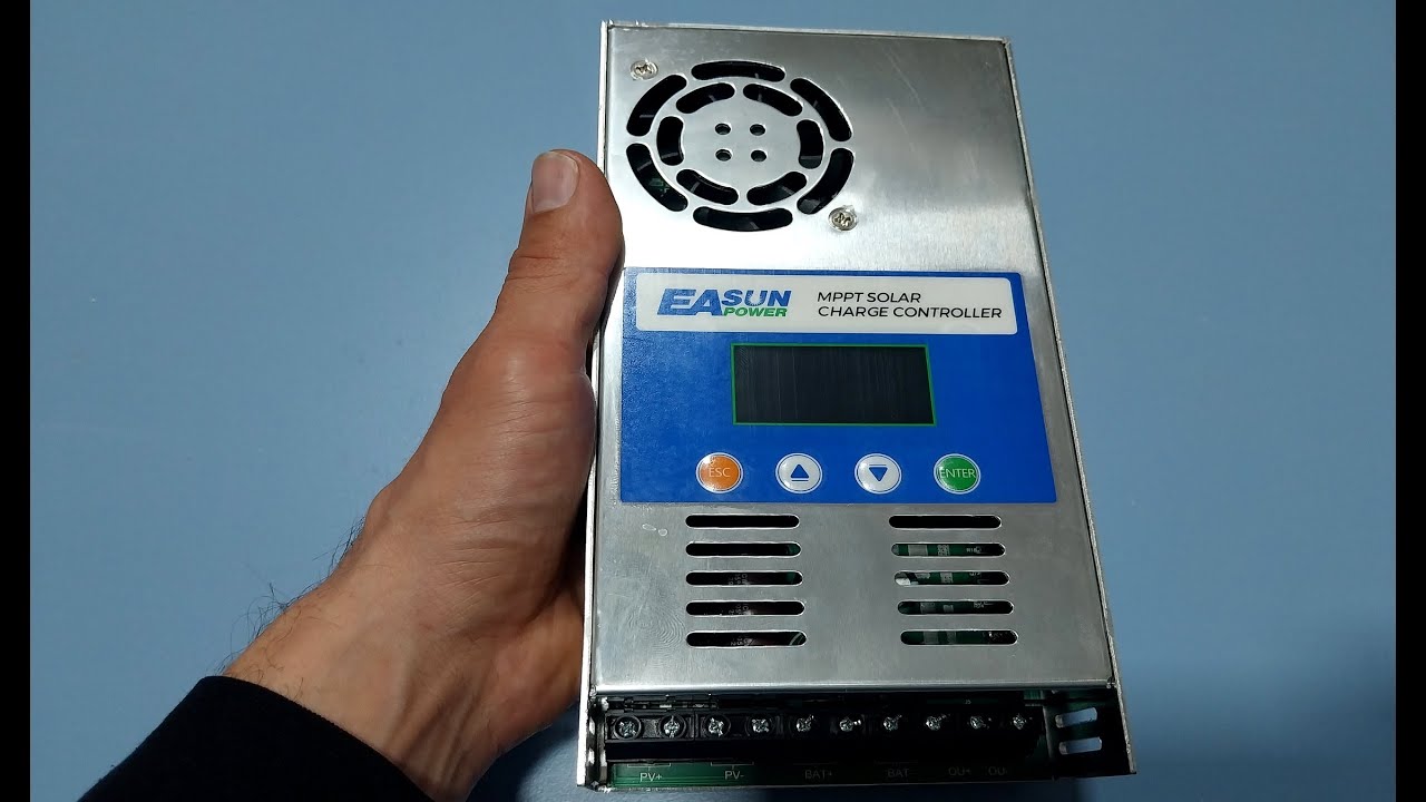 MPPT 60A Solar Charge and Discharge Controller Unpacking and Opening ...