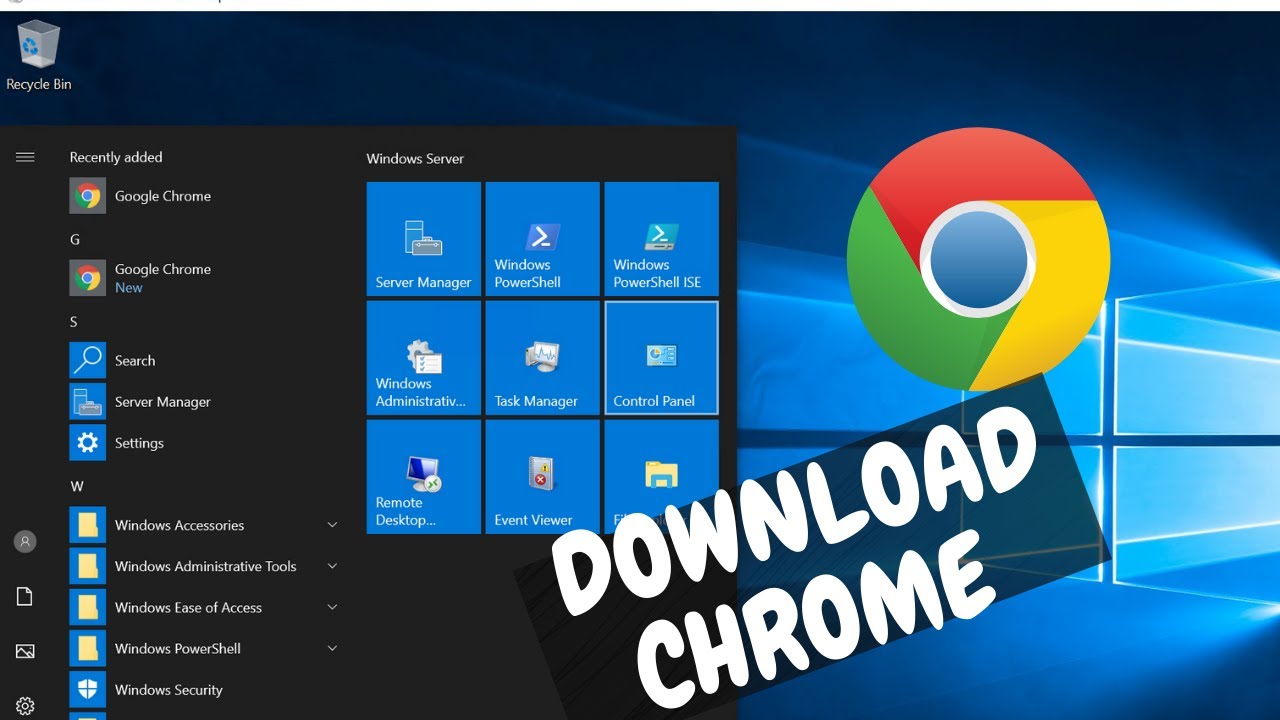 How To Download Chrome Browser On Windows 10 pro 64 bit - YouTube