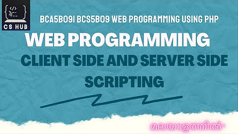 Web programming using PHP malayalam - YouTube