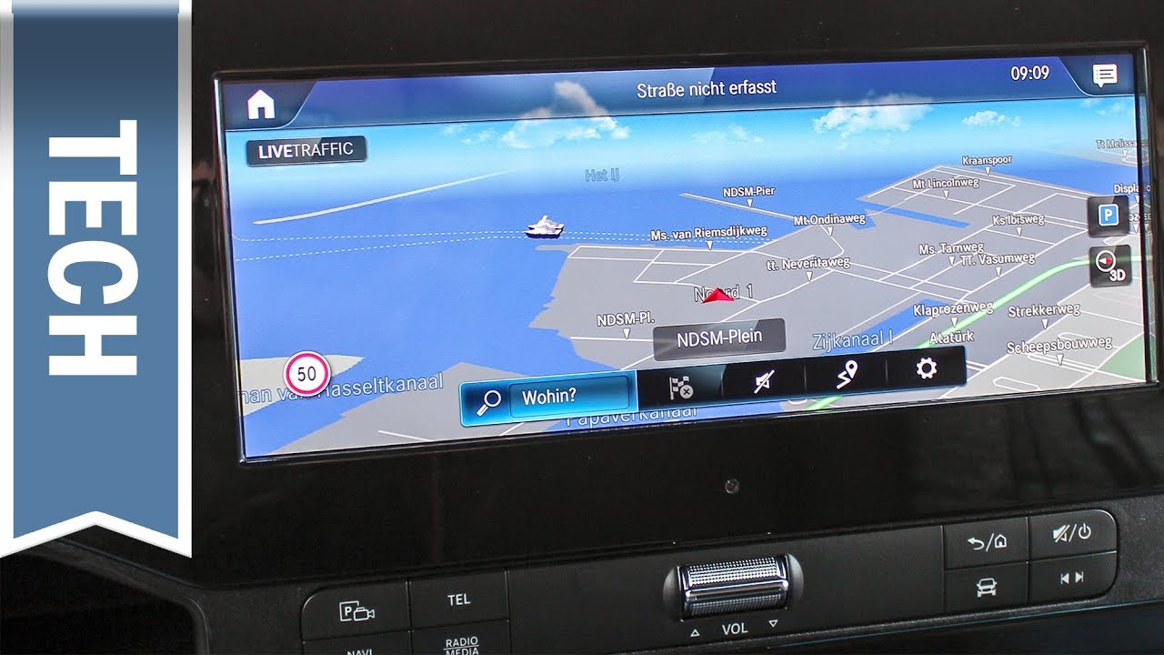 Mercedes Benz User Experience (MBUX) im neuen Sprinter 2018: 10,25 Zoll ...