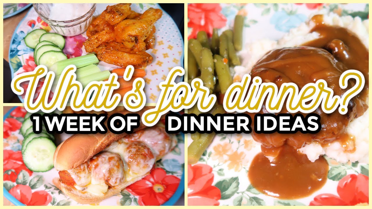 WHAT'S FOR DINNER? #262 | 7 Real-Life Family Meal Ideas - YouTube