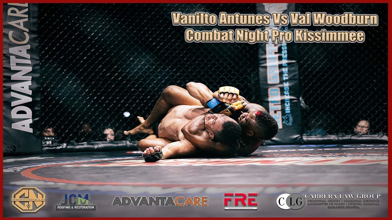 Combat Night Pro - Kissimmee - Vanilto Antunes Vs Valentine Woodburn ...