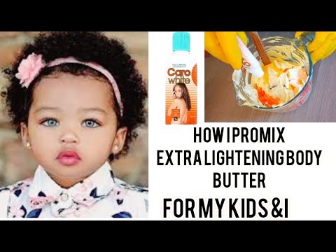 SUPER LIGHTENING BODY BUTTER FOR MY KIDS & I | HOW TO MAKE A SUPER ...