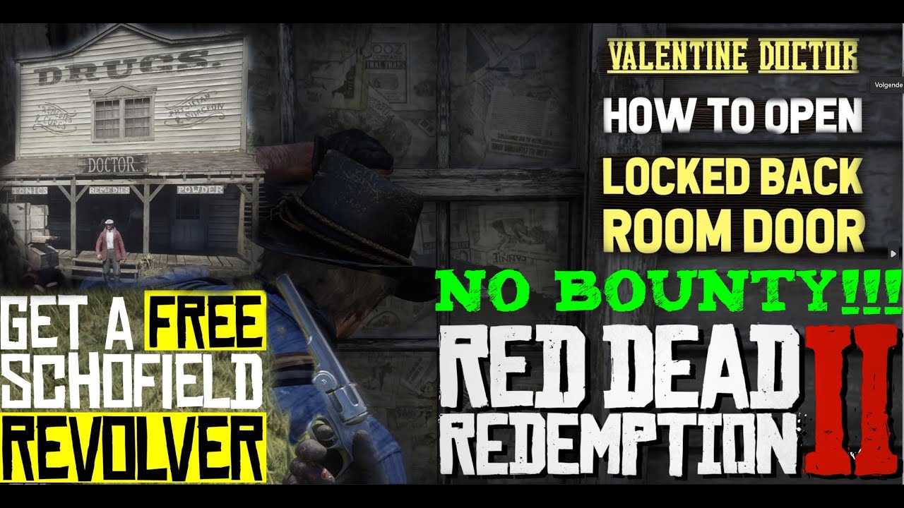 Red Dead Redemption 2 : Valentine Doctor - Schofield Revolver & Locked ...