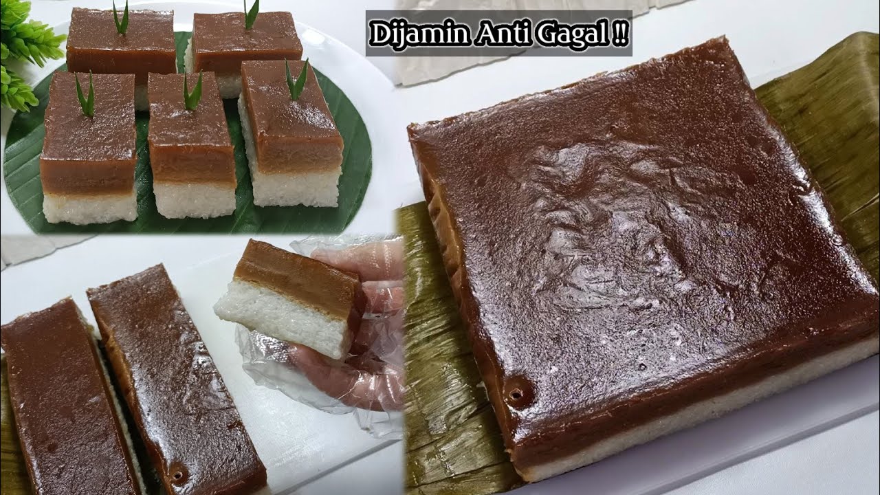 CARA MEMBUAT KUE TALAM KETAN GULA MERAH YG ENAK, LEMBUT & ANTI GAGAL ...