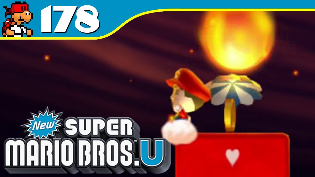 New Super Mario Bros. U | Boost Mode: Cloudy with a Chance of Fire ...