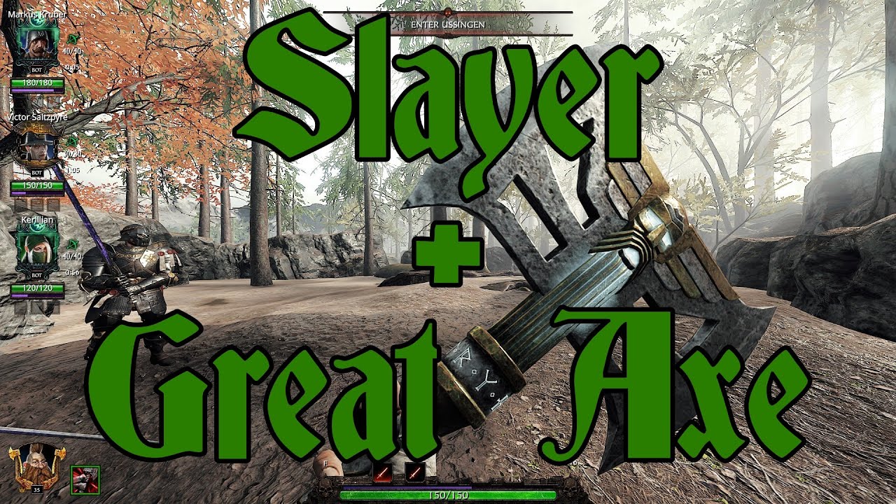 Slayer + Great Axe: Vermintide 2 Solo Run (With Bots) - YouTube