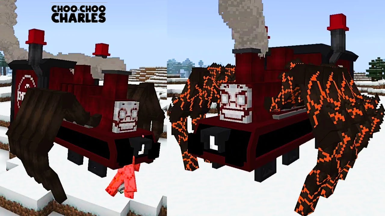 CHOO CHOO CHARLES MINECRAFT PE - YouTube