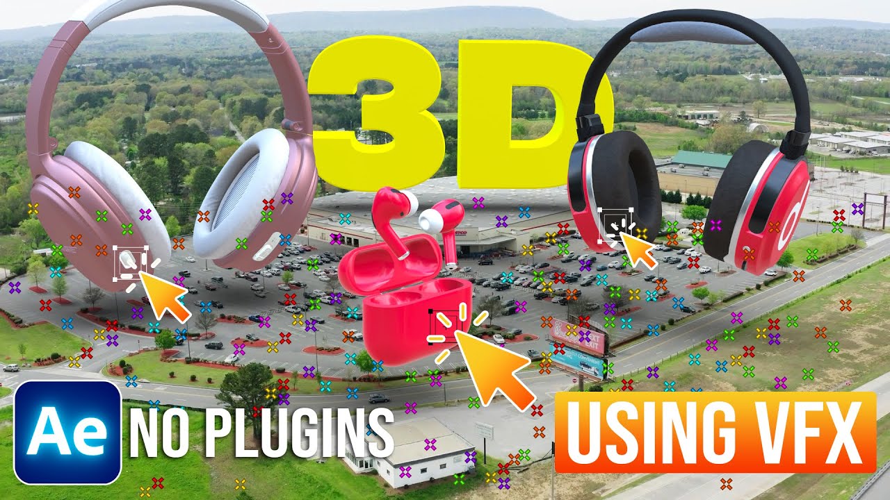 Make 3D CGI Ads in After Effects NO PLUGINS | Motion Tracking in After Effects - YouTube