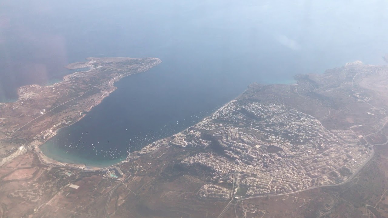 Amazing view of Malta from air 2017 - YouTube