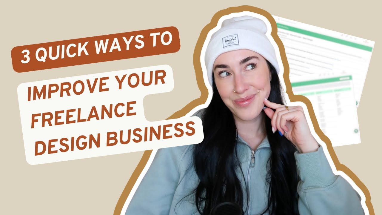 3 QUICK TIPS to Improve Your Graphic Design Business - YouTube