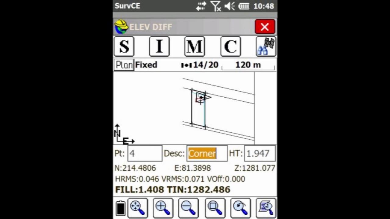 Carlson SurvCE Tutorial: Elevation Difference with the Triangulation Method - YouTube