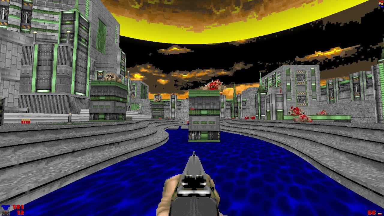 DOOM MOD Doomworld Mega Project 2017 dmp2017 By Various MAP 24 B - YouTube