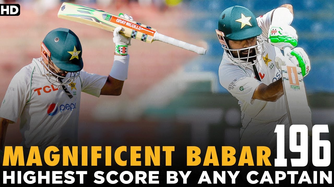 Babar Azam Magnificent 196 Runs | Pakistan vs Australia | 2nd Test Day ...