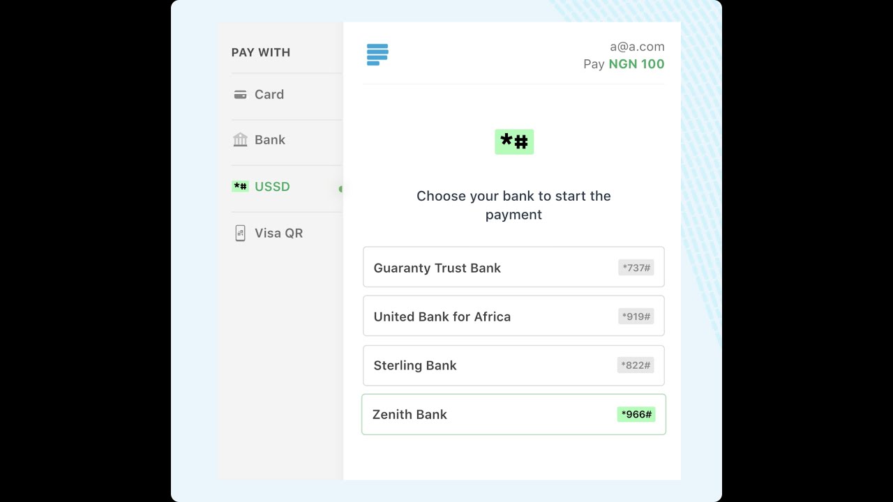 Have you tried Paystack's USSD payment? - YouTube