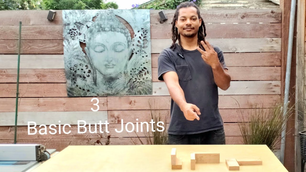 Butt joints you should know. (basic joints for beginners) - YouTube