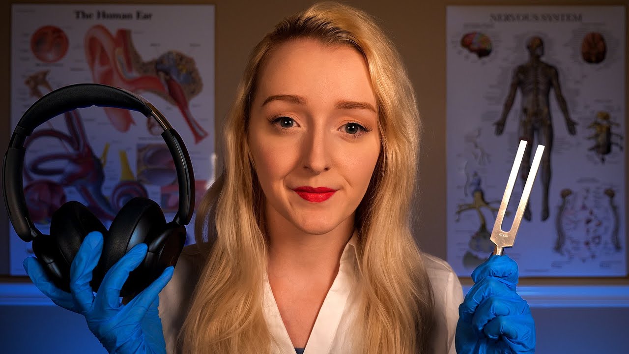 ASMR Detailed Hearing Test & Ear Exam | Medical - YouTube