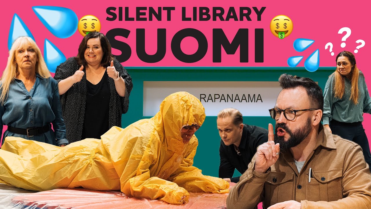 Jaana Saarinen rapanaamana | Silent Library Suomi | STAR Channel - YouTube