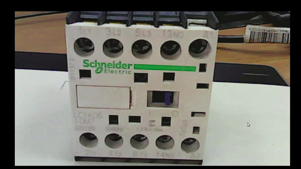 Contactores y PLC operación básica - YouTube