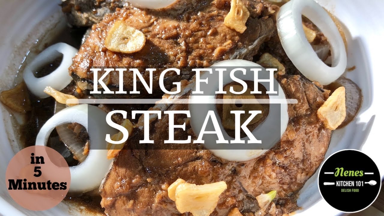 KING FISH STEAK IN 5 MINUTES I NENES KITCHEN101 - YouTube