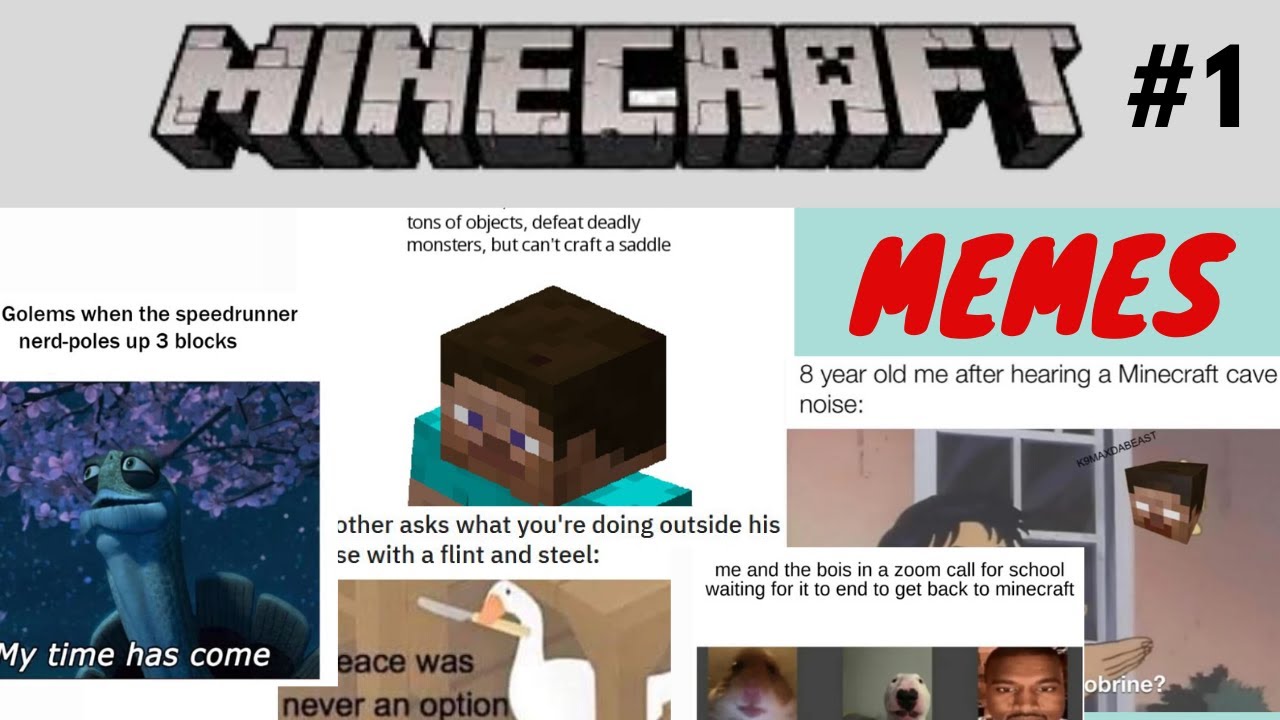 These Minecraft Memes are Better than Beating the ENDER DRAGON ...
