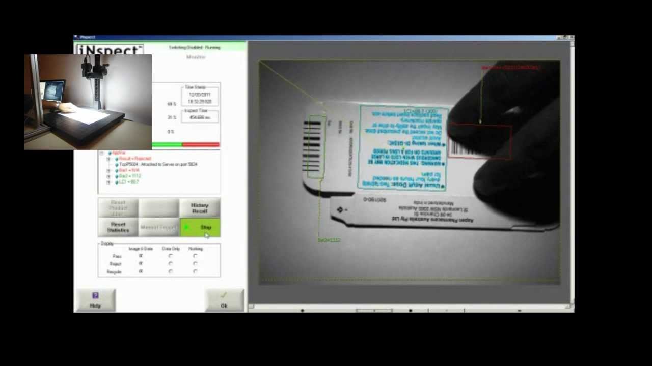 Pharma Label Inspection | Vision Inspection System - YouTube