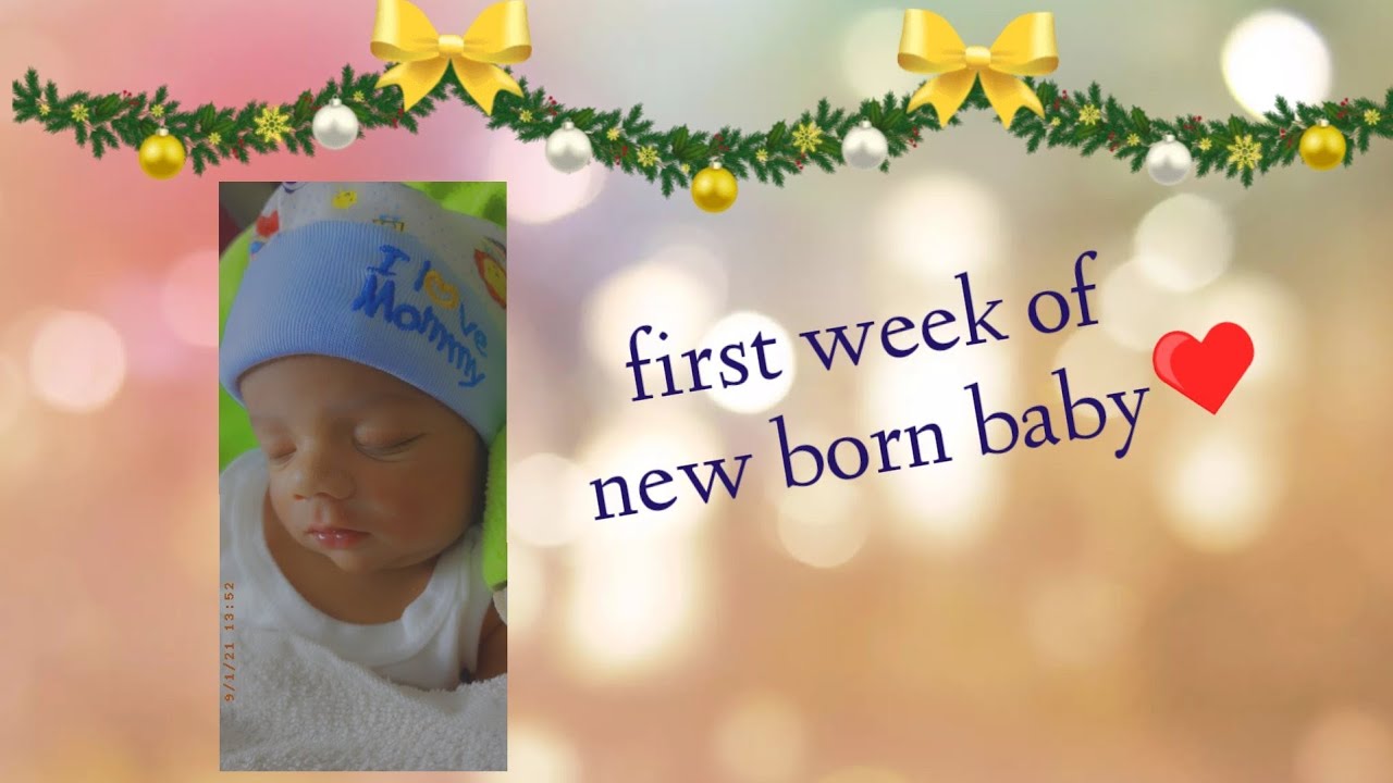 First week of new born baby boy.. - YouTube