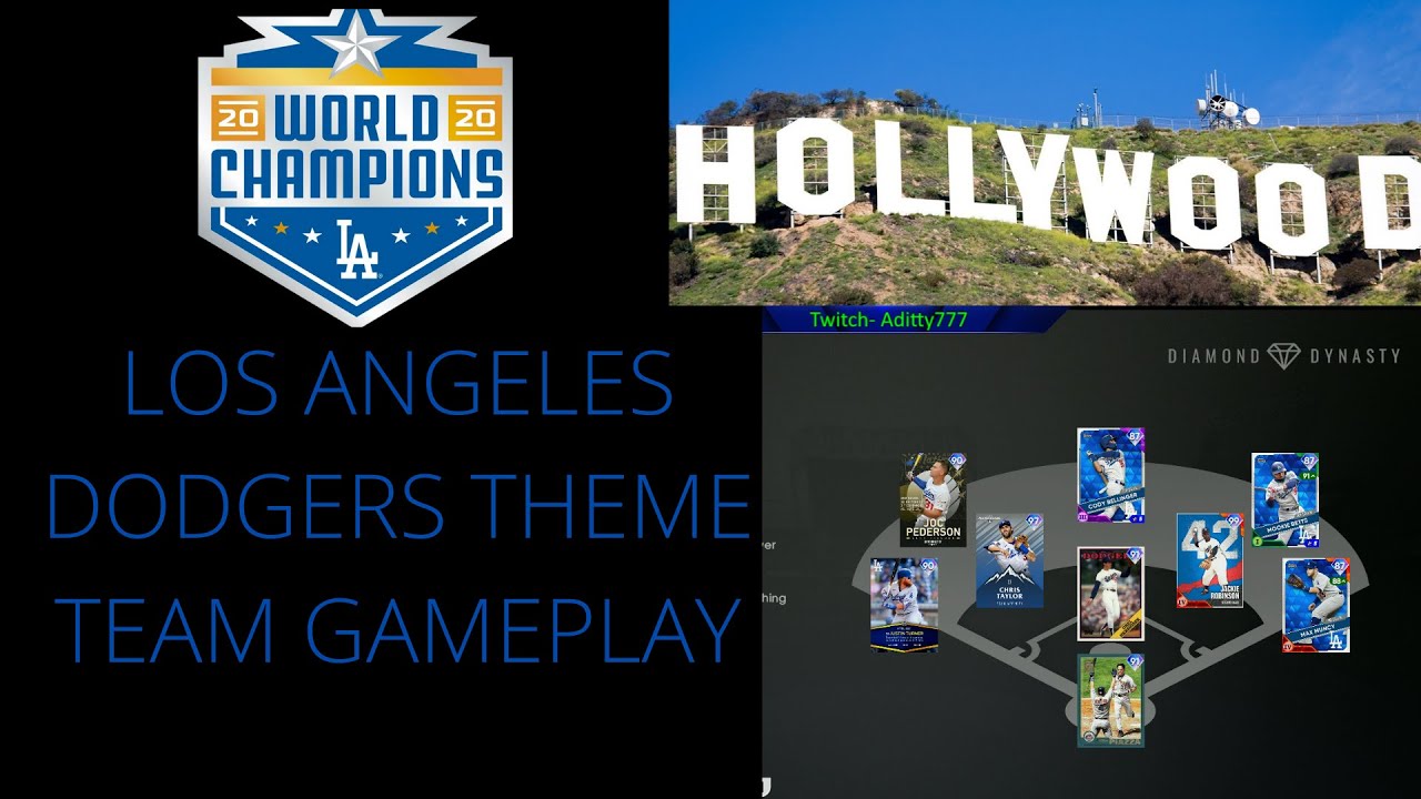 LOS ANGELES DODGERS THEME TEAM GAMEPLAY MLB THE SHOW 21 - YouTube