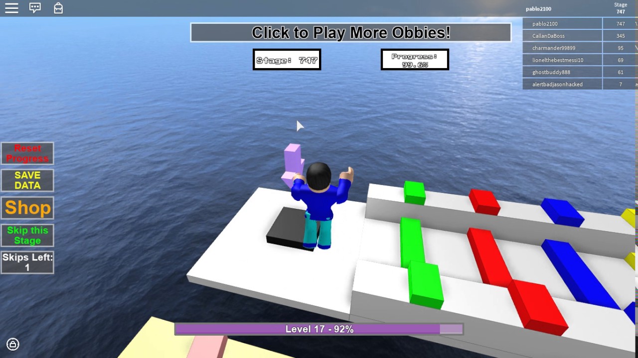 PABLO ROBLOX Mega Fun Obby 28# - YouTube