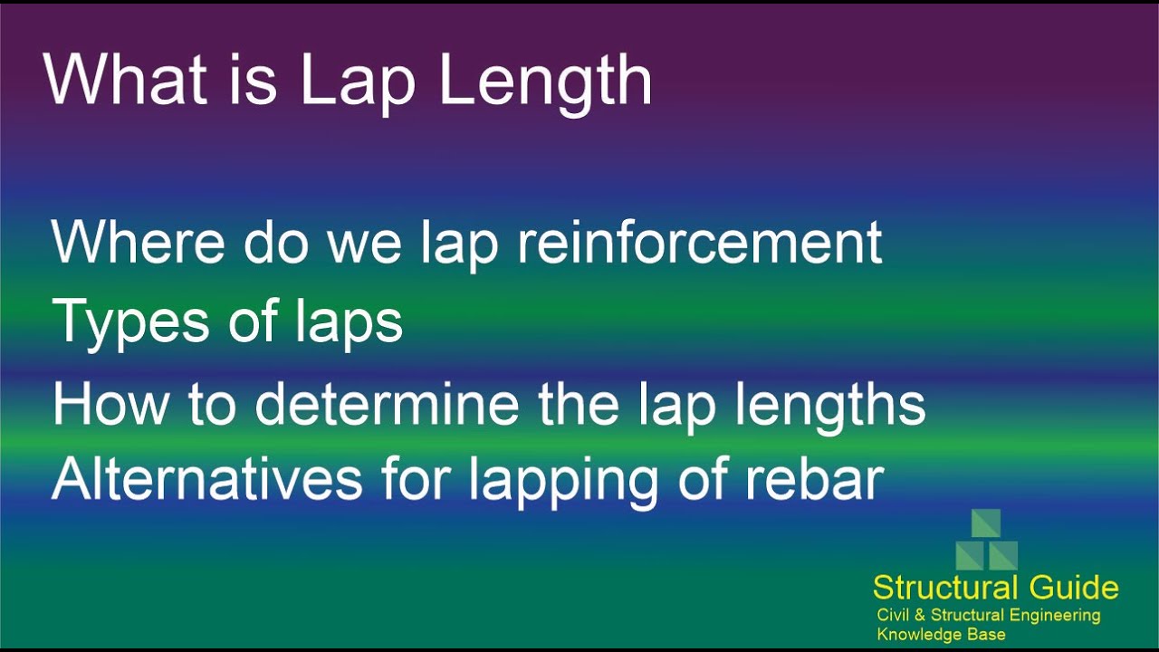 Lap Length | What is Lap Length | Why Need Laps and Types | Structural ...