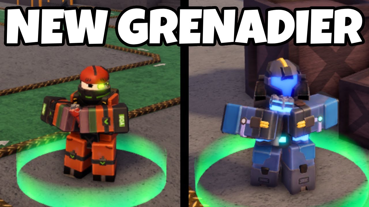 NEW GRENADIER TOWER IS HERE in Roblox Tower Defense X (TDX) - YouTube