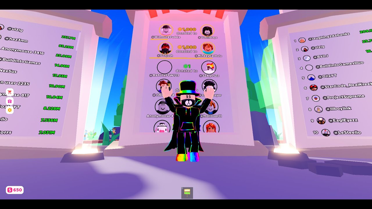 Donating TONS of robux.. | 1k Robux Giveaway | Pls Donate - YouTube