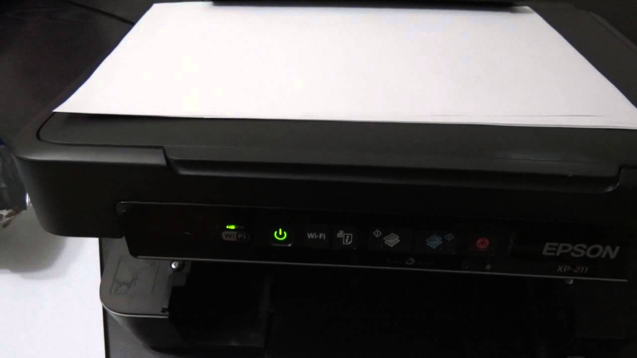 Prueba de inyectores epson xp-211 - YouTube