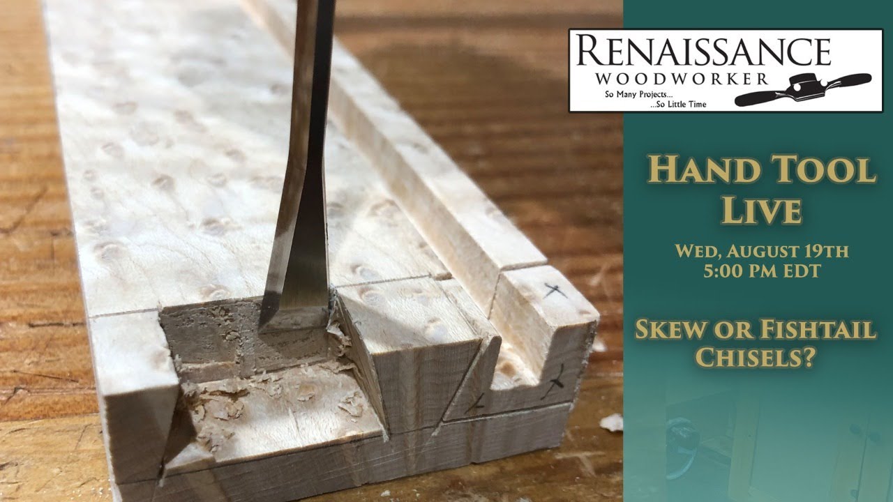 Hand Tool Live: Skew or Fishtail Chisels - YouTube