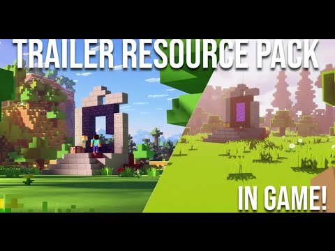 how to make minecraft look like the trailers - YouTube
