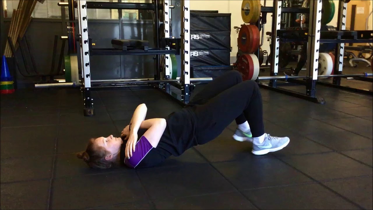 Hamstring Bridge Walk-out - YouTube