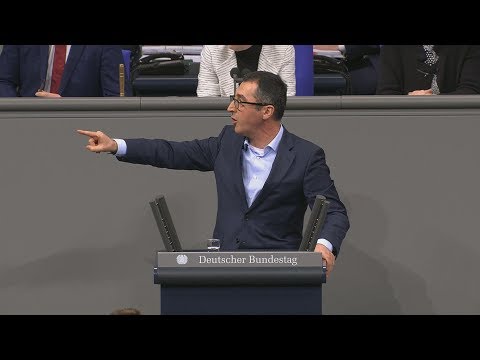 Deniz Yücel: Cem Özdemir tobt im Bundestag gegen die AfD