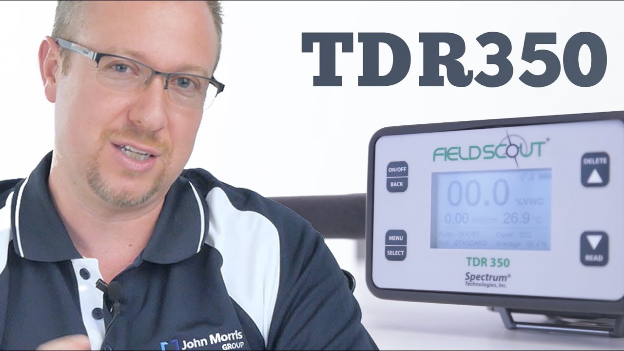 How to Easily Take Soil Moisture Measurements - TDR 350 - YouTube
