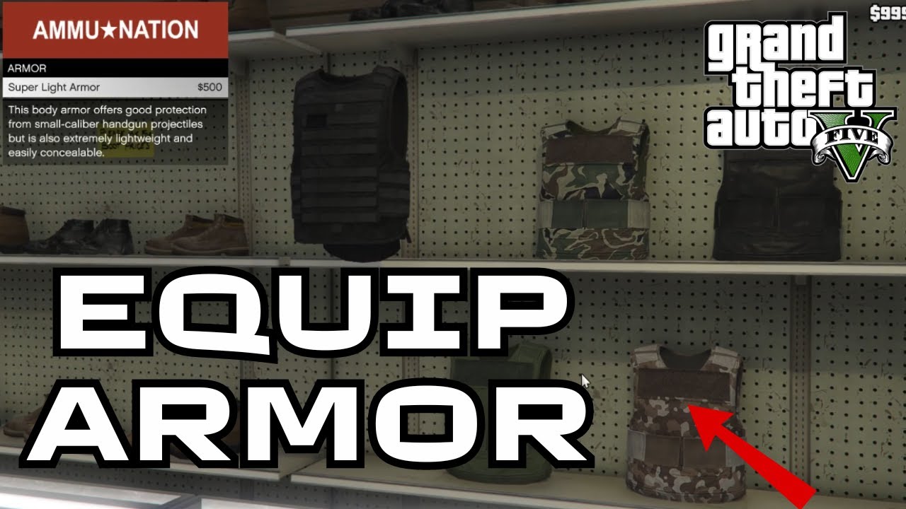 How to Equip Armor in GTA 5 Story Mode 2024 | GTA 5 Tutorial - YouTube