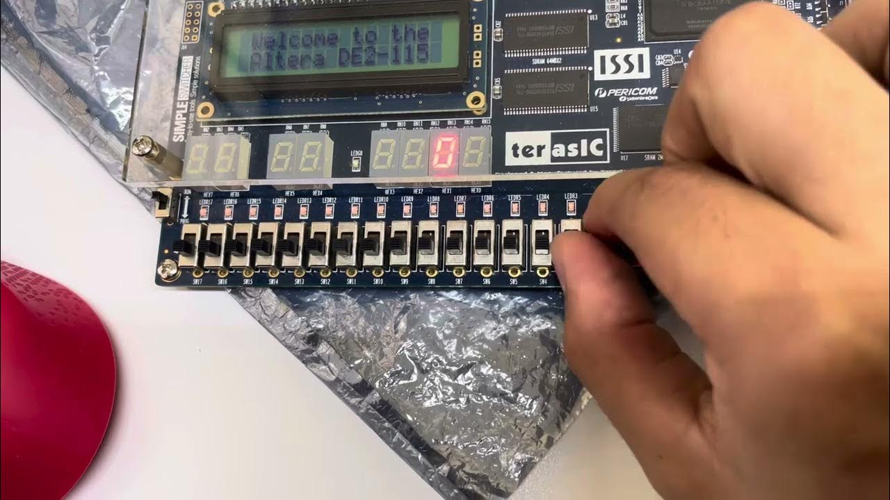 FPGA - práctica display 7 segmentos - YouTube