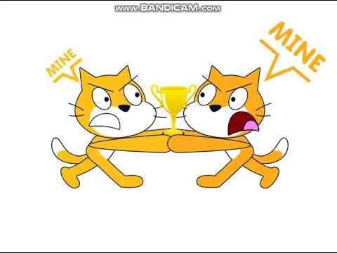 Scratch Kat and Scratch Cat are Fighting Over a Trophy - YouTube