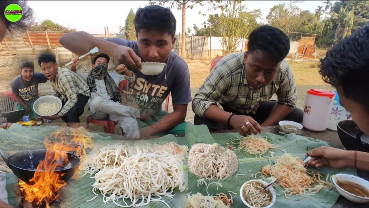 #Boil Chowmein Recipe||Local Organic Onion Chop||#Desi Style Cooking# ...