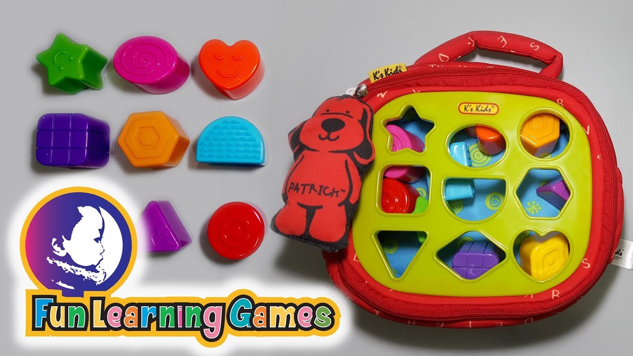 Learn color with K's Kids Patrick Shapes-a-boo - YouTube