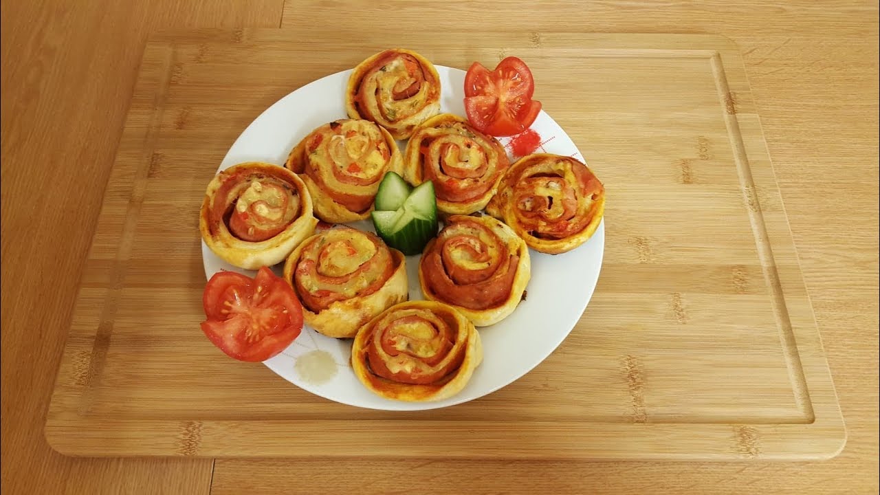 Aperitiv Rulou cu sunca presata - YouTube