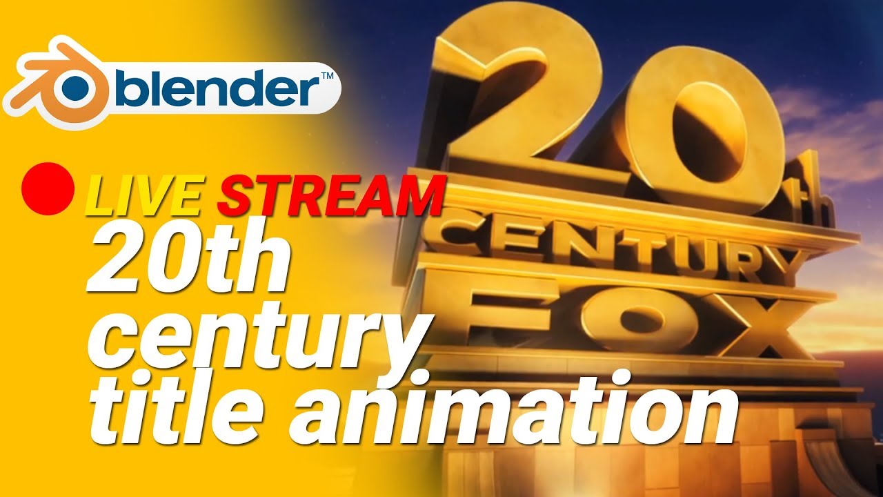 20th Century Fox Logo Blender