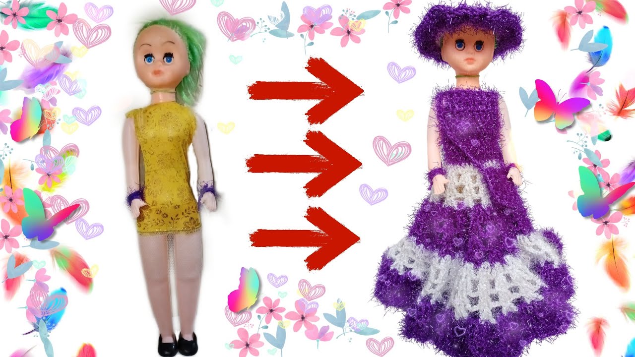 Doll Making Using Woolen | Woolen Craft Doll Making | Easy Woolen Work ...