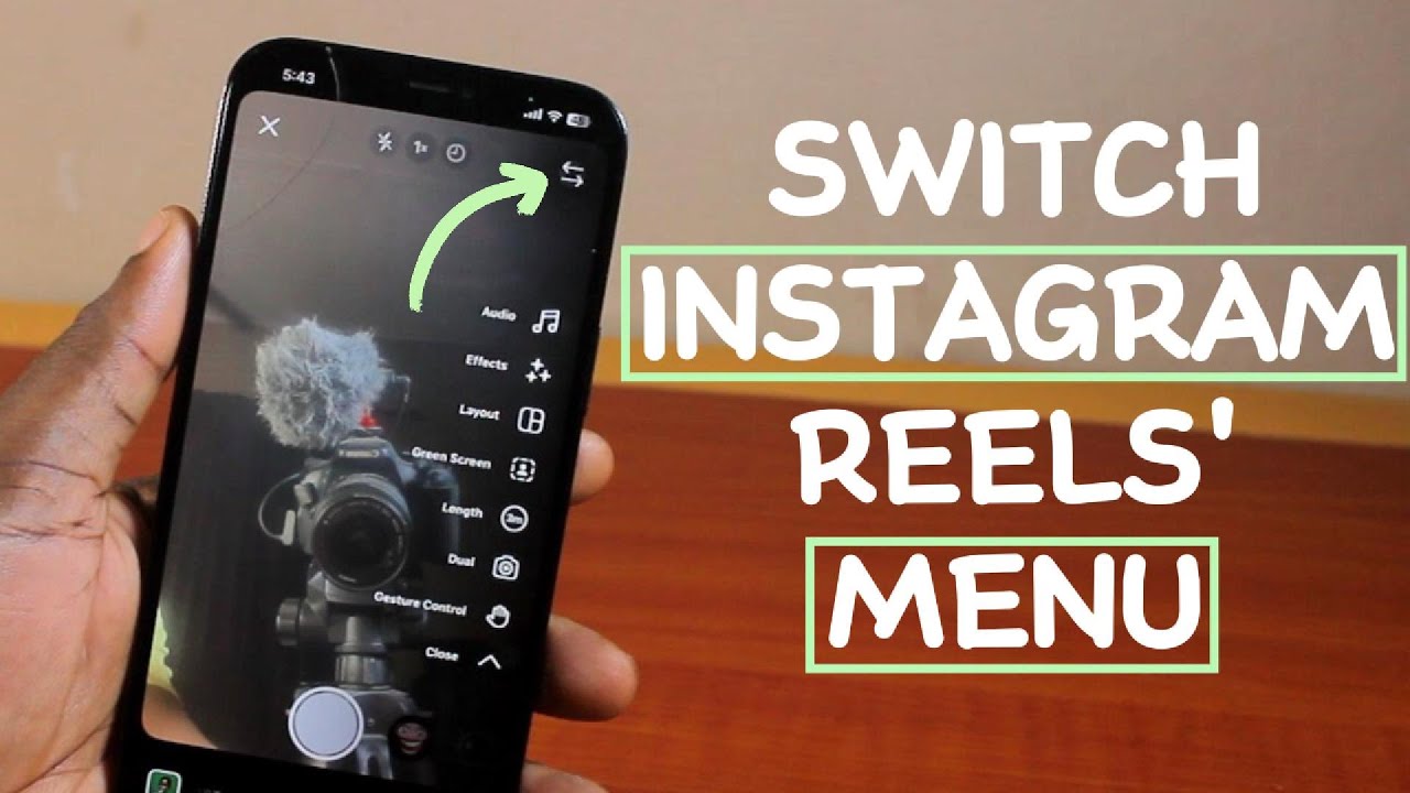 How to Switch Instagram Reels' Menu - YouTube