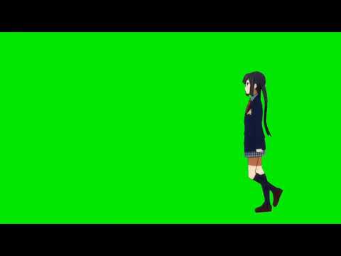 Zero Two animation green screen