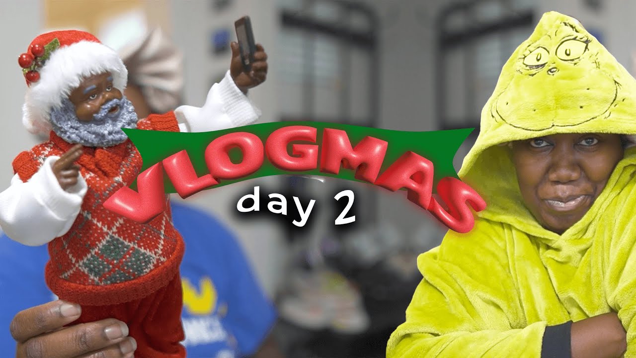 VLOGMAS DAY 2: Getting In The Christmas Spirit 🎅🏿🌟 - YouTube